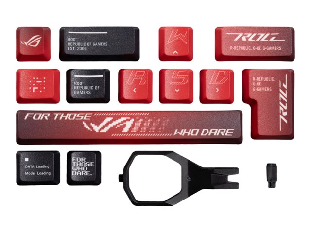 Asus ROG Dye-Sub PBT Keycaps (rot/schwarz, 13 Stück) | Gaming Keyboard | Eingabegeräte ...